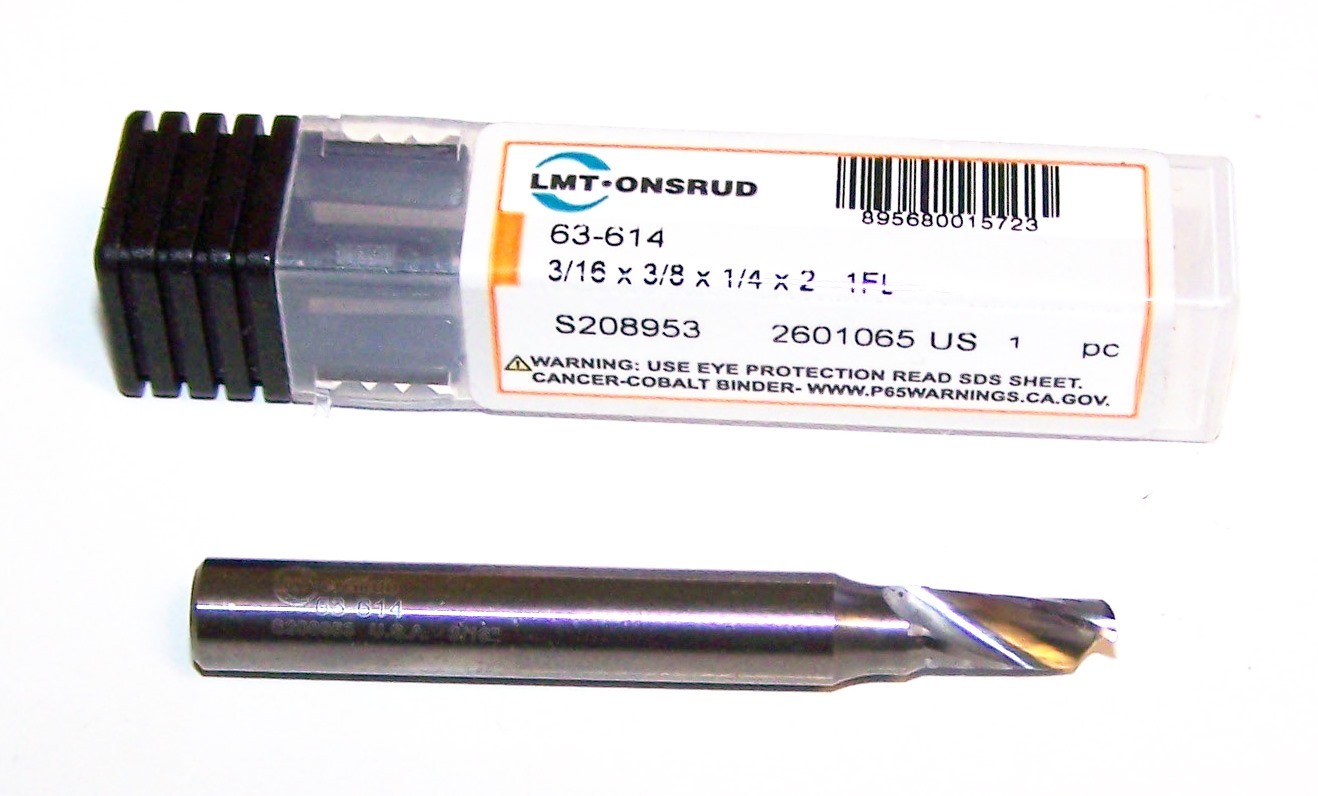63-614 Onsrud 3/16" Solid Carbide One Flute Upcut O Flute. for sale ...