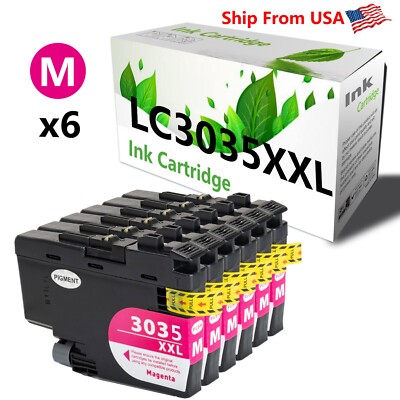 6PK LC3035 3035 Ink Cartridge InkJet MFC-J805DW XL MFC-J995DW Printer ...