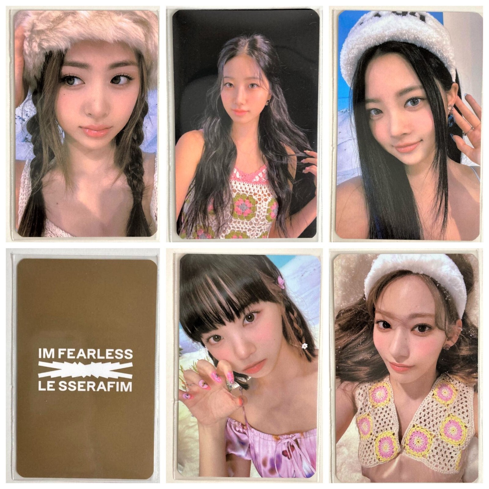 LE SSERAFIM ANTIFRAGILE Power station LUCKY DRAW Official Photocard ...