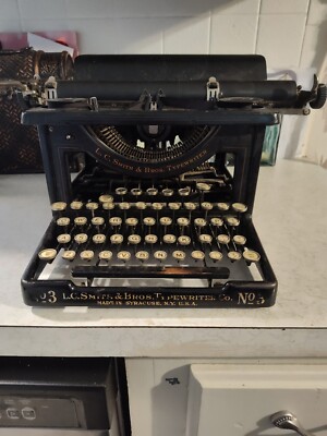 L.C. Smith & Bros No.3 Vintage 1900s-1920s Typewriter | eBay