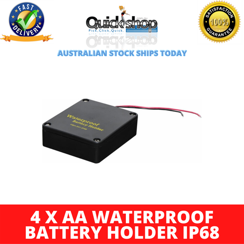 4 X AA Waterproof Battery Holder IP68 | eBay Australia