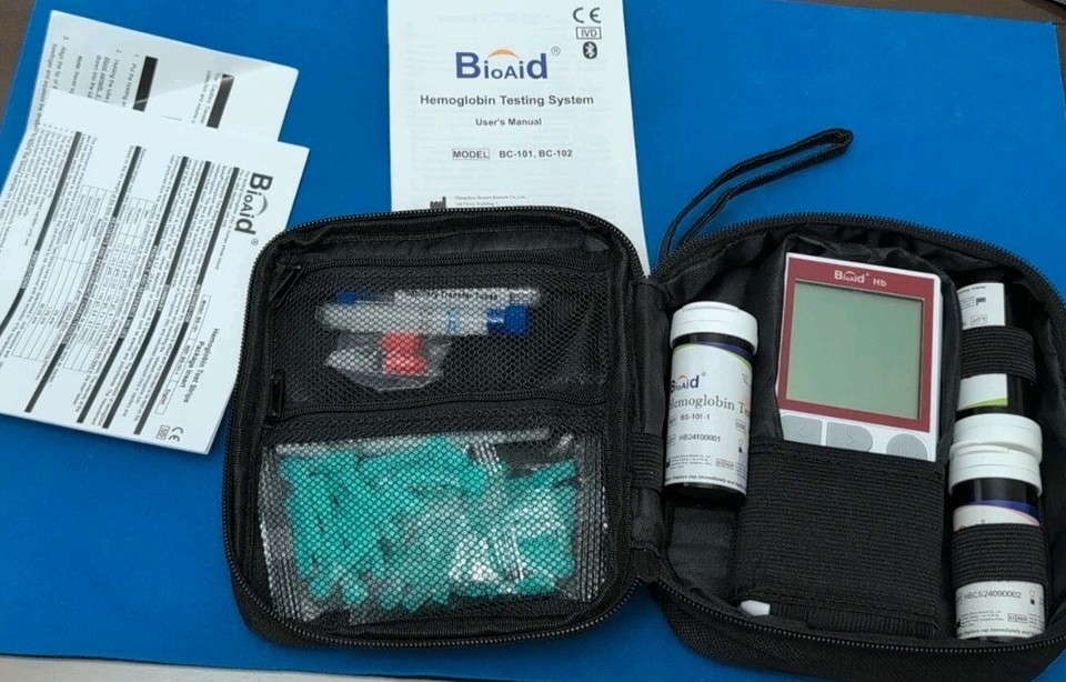BioAid Hemoglobin Testing System - Model BC-101 Exp 9/26 | eBay