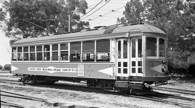 Pacific Electric Railroad Trolley 145 San Diego CA Negative 01988 | eBay