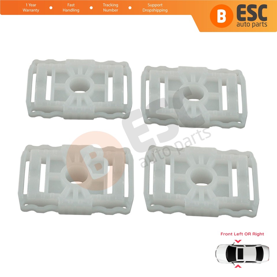 4x Window Regulator Sliding Pivot Clips for Renault Fluence, Renault ...