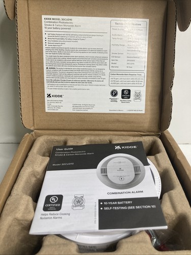 Kidde Smoke And Carbon Monoxide Alarm - Model 30CUD10 - See Pics | eBay ...