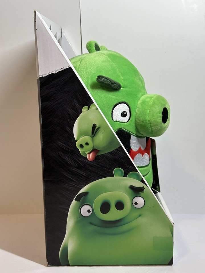 NIB Angry Birds Movie Pig Rovio Talking Animal Plush 10" Tested Working ...