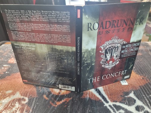Roadrunner United The Concert DVD EN Free Shipping in Canada !! | eBay