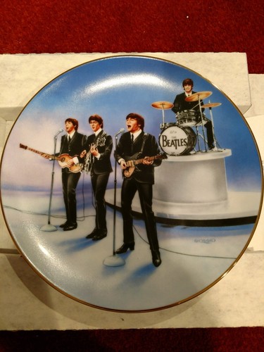 The Beatles Live in Concert commemorative plate NIB Delphi w COA | eBay