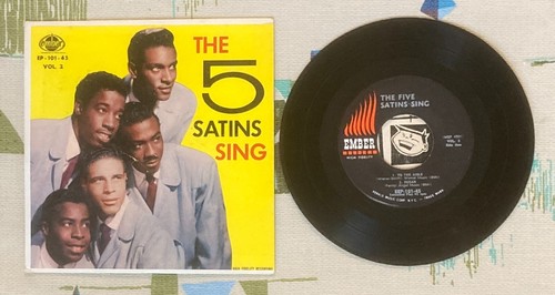 The Five Satins Sing Vol. 2 7" EP w PS R&B Doo Wop VG+/VG+ | eBay