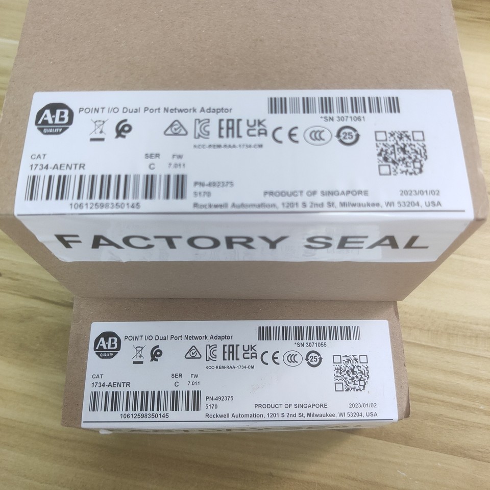 Allen-Bradley 1734-AENTR AB Point I/O Dual Port Adaptor Module 2023 New ...