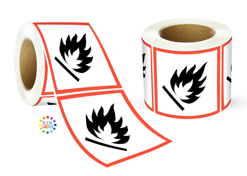 Flammable - GHS Sign Label Roll (GHS07) | eBay Australia