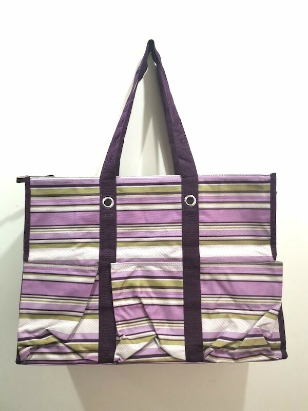 Thirty One Super Organizing Zip Top Utility Beach tote bag 31 gift More ...