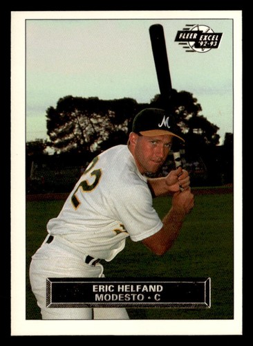Eric Helfand 1992 Fleer Excel Card #217 Modesto A's | eBay