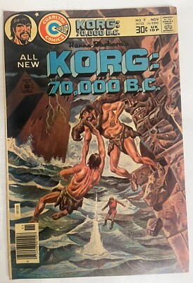 Korg: 70,000 B.C. #9 (1976) Charlton Comics | eBay
