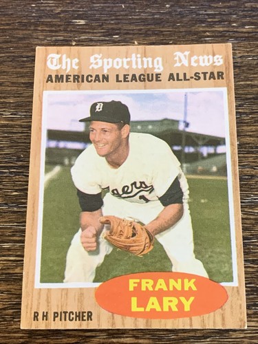 1962 TOPPS FRANK LARY #474 ALL STAR TIGERS EX-MT OR BETTER | eBay