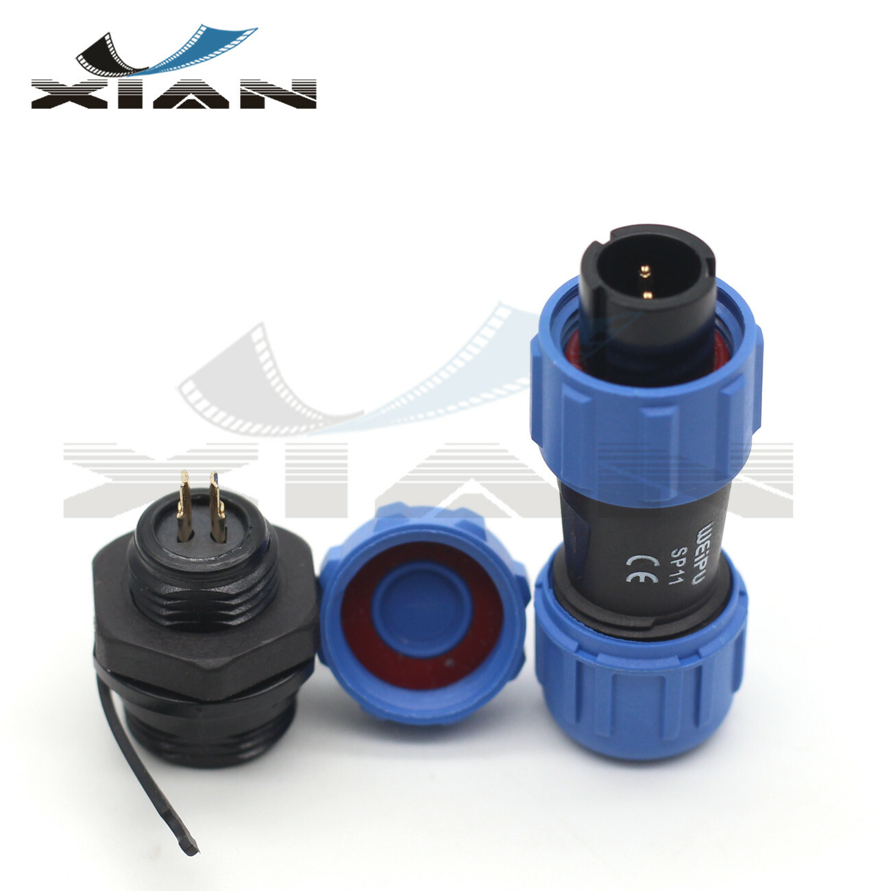 WEIPU SP11 11mm 2Pin Panel Aviation Connector,Automated Electrical ...