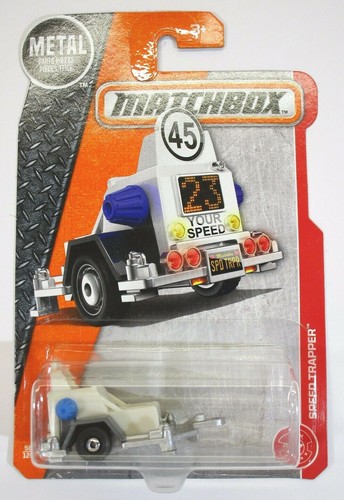 2017 Matchbox Speed Trapper Radar Police Dept Sheriff Trooper Law 56/ ...