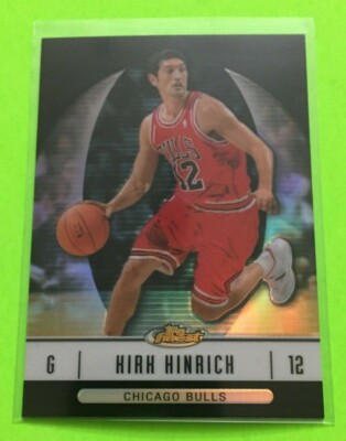 2006-07 Finest #32 Kirk Hinrick Chicago Bulls Black Refractor 93/99 BKB ...