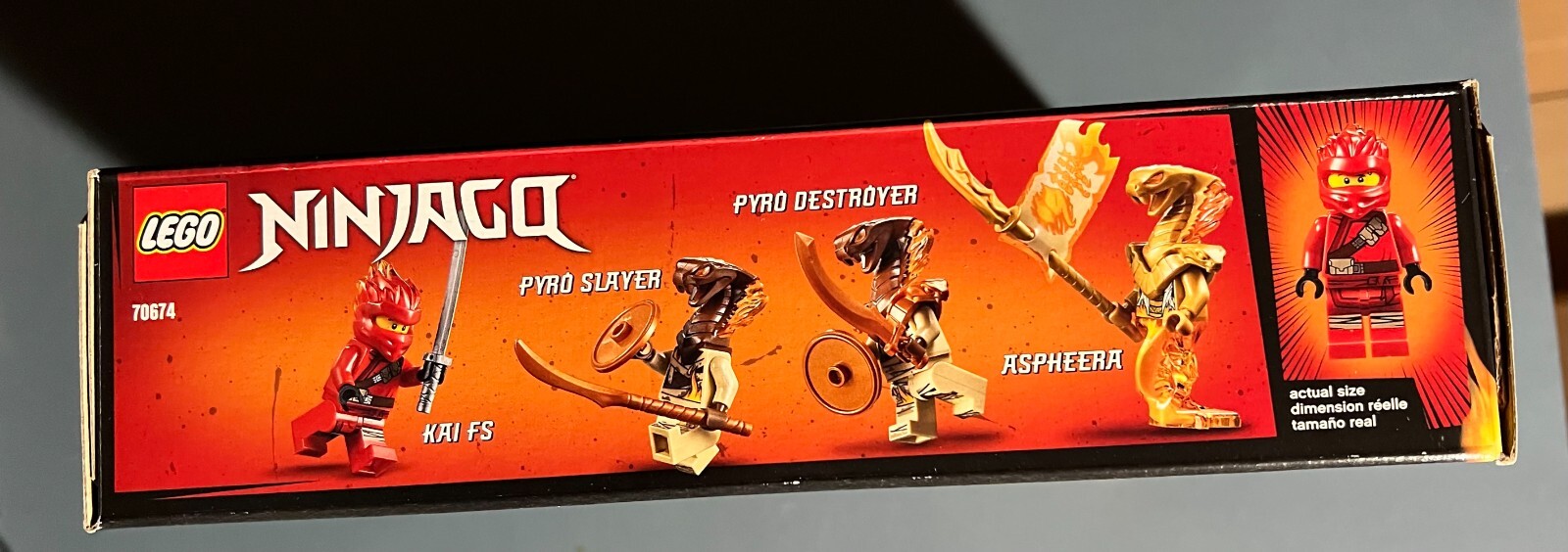 LEGO 70674 Ninjago Secrets of the Forbidden Spinjitzu Fire Fang - NISB ...