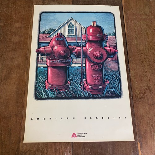 Vintage AFC American Flow Control American Gothic Fire Hydrant 20" x 30 ...