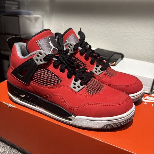 Size 7Y - Jordan 4 Retro Toro Bravo 2013 USED NO BOX NO INSOLES | eBay
