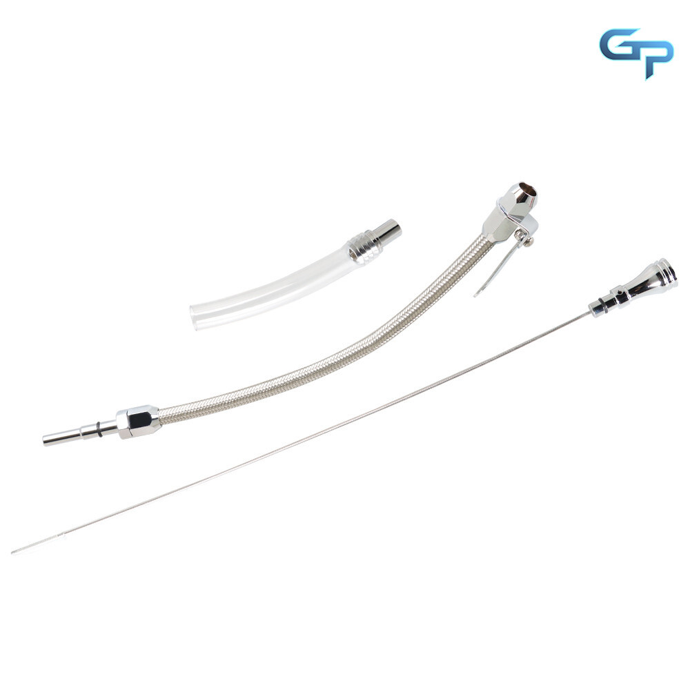 Stainless Steel Flexible Engine Oil Dipstick For LS1 LS2 LS2 LS6 4.8 5. ...