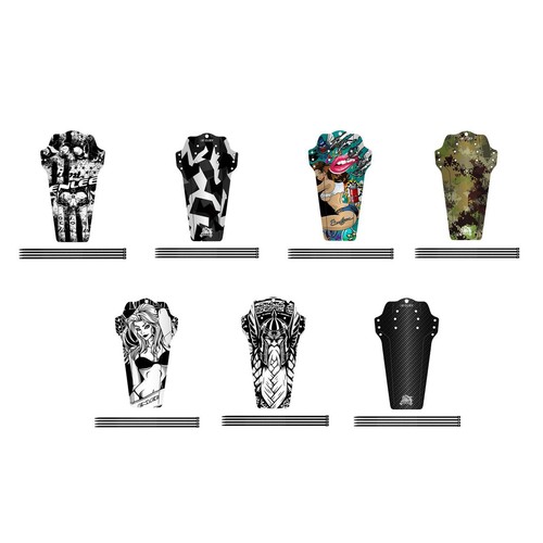 Bike Mudguard Front Rear Mud Guard Waterproof Rain Protection Folding ...