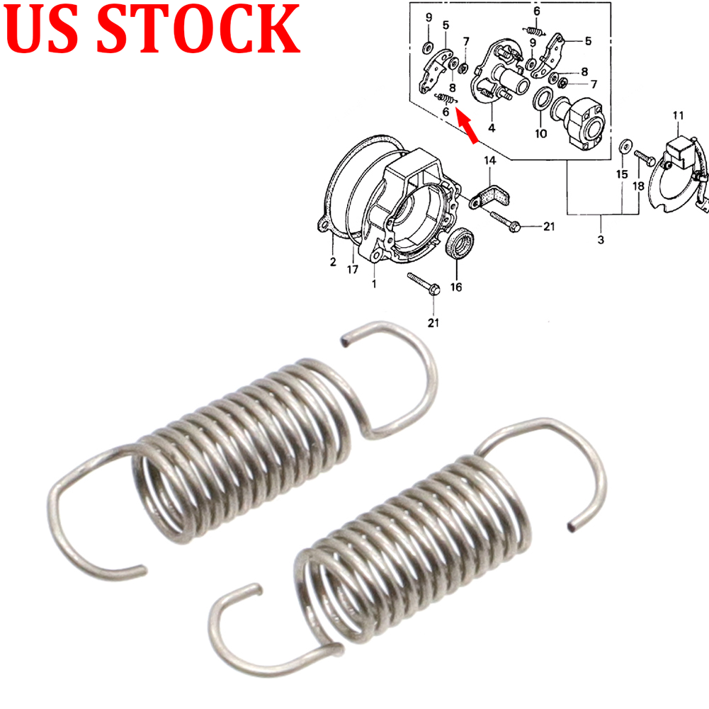 Pair Spark Advancer Spring For Honda ATC90 ATC110 125 185 200M 200S ...