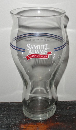 Samuel Adams Tulip Glass "Take Pride In Your Beer" Sam Boston Lager ...