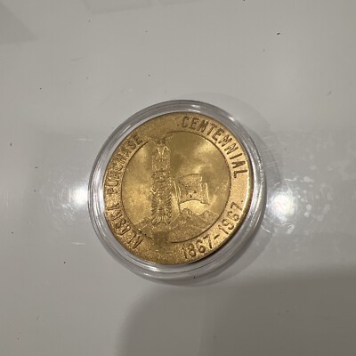 1967 ALASKA PURCHASE CENTENNIAL KIWANIS STEAM RAILROAD TOKEN MEDAL ...