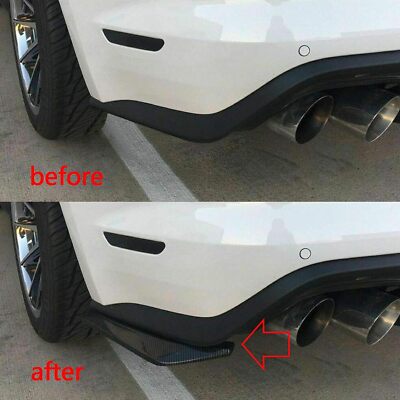 2x For Lincoln Accessories Rear Bumper Lip Diffuser Splitter Canard ...