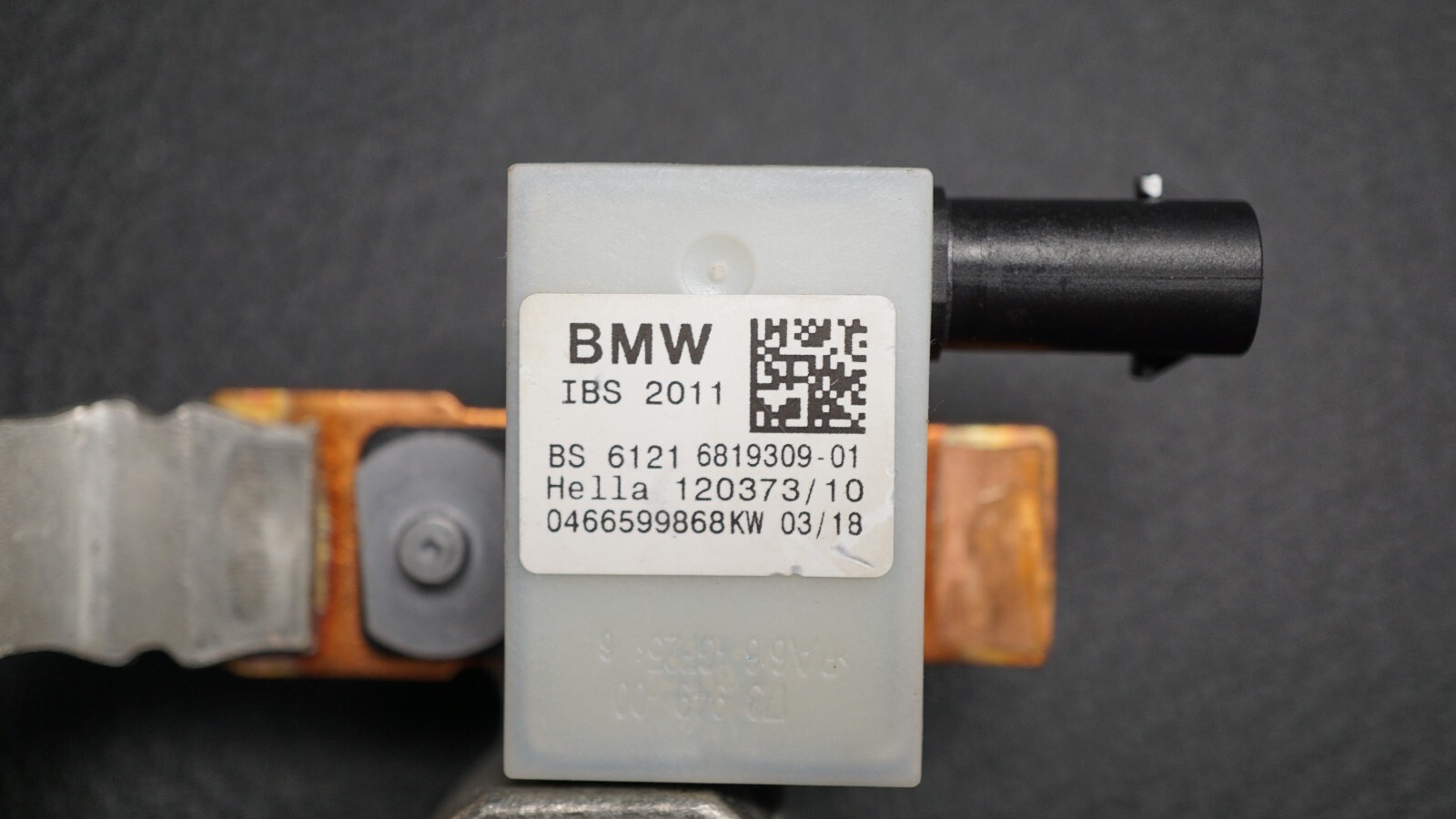 OEM BMW X5 X6 F15 F16 F85 F86 BATTERY CABLE NEGATIVE IBS 6819309 / ...