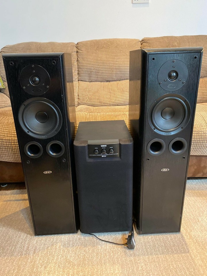 Eltax Symphony 6.2 floor-standing speakers + YAMAHA SUBWOOFER YST-SW80 ...