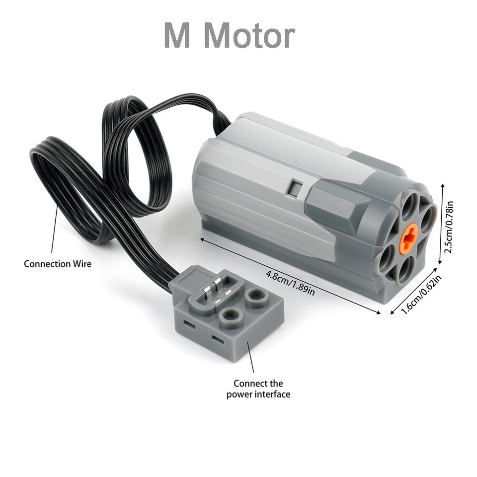 MOC Power Function M L Motor Remote Control 9V AA Battery Box Building ...