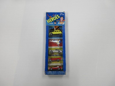 ULTRA RARE VINTAGE CORGI JUNIORS 5-CAR GIFT PACK STARSKY BOND BUCK ...