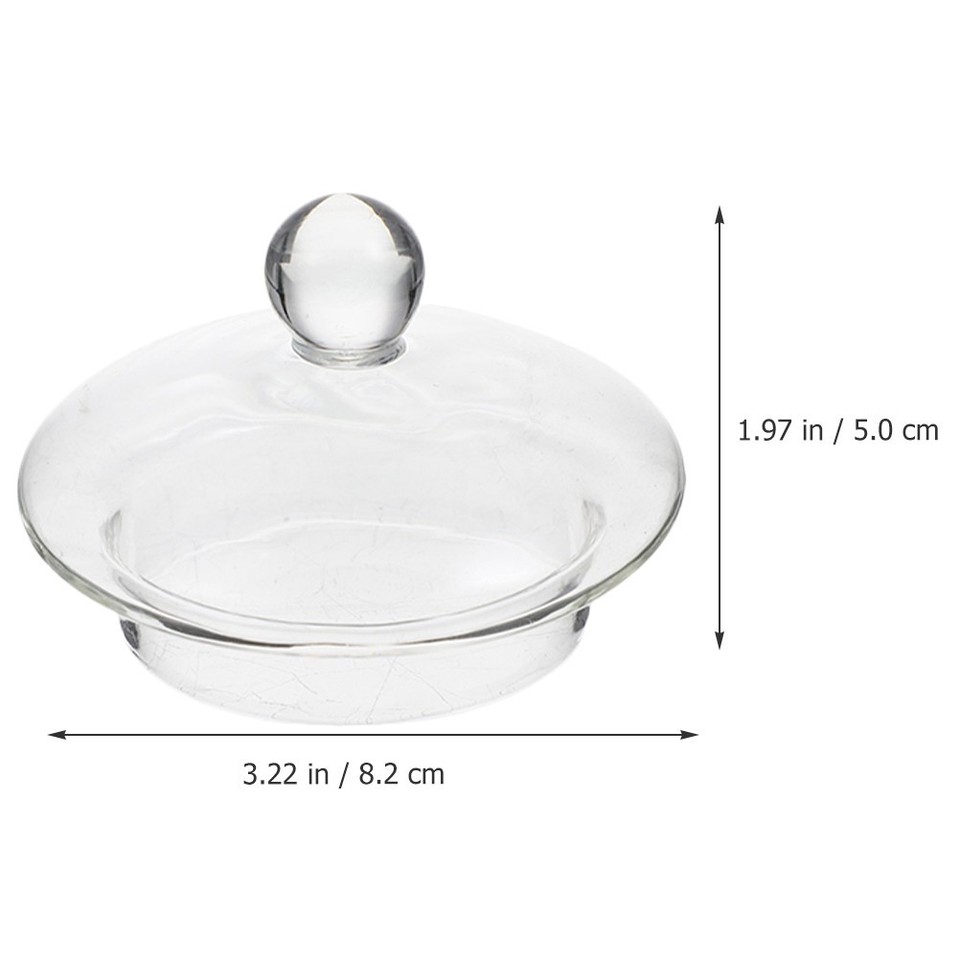 6 Pcs Glass Lid for Teapot Transparent Teaware Replacement Kettle ...
