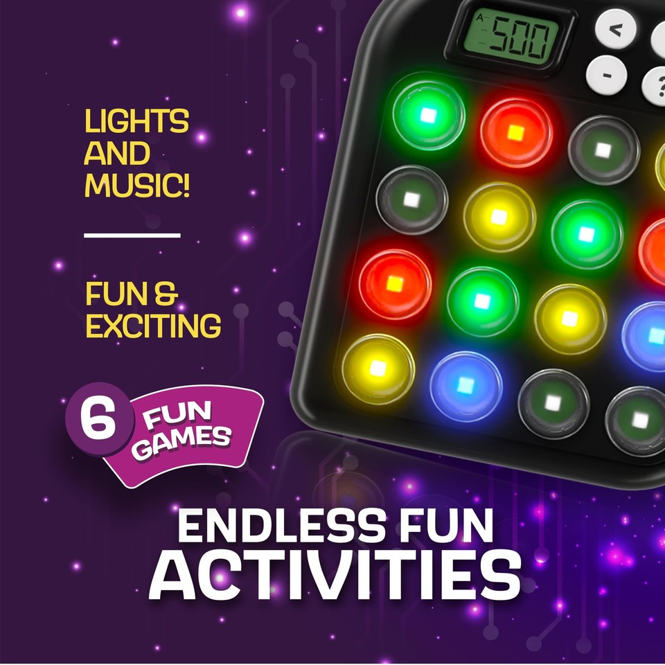 6 in 1 Brain Teasers & Memory Game, 6 Fun Games for Kids, Cool Handheld ...