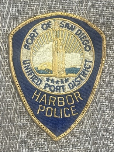 Port Of San Diego Harbor Police Patch | eBay