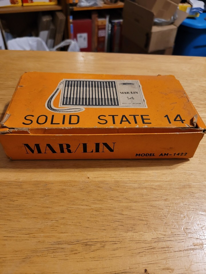 Vtg Solid State MAR/LIN 14 Transistor Pocket Radio -MODEL AM-1422 ...