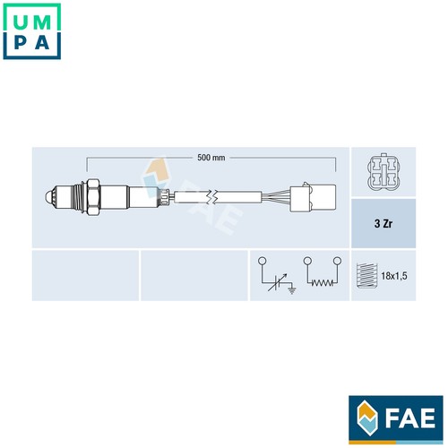 LAMBDA SENSOR 77479 FOR SUBARU TREZIA OUTBACK LEGACY/ /Station/Wagon/Mk ...