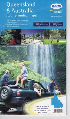 RACQ Australian Travel Map 2007 Queensland | eBay