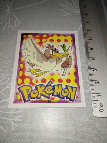 TOPPS Pokemon Nintendo 1999 Merlin sticker # 83 Canarticho / Farfetch'd ...
