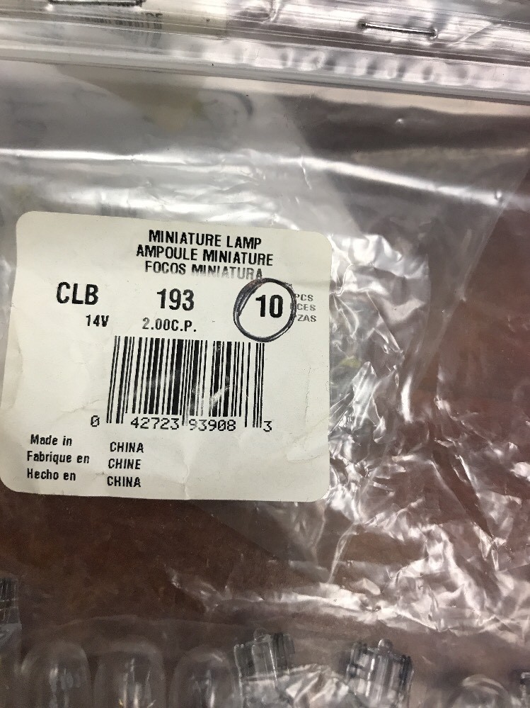 #193 Automotive Incandescent Bulbs - (pack of 10) | eBay