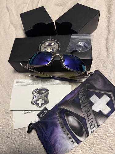 AUTHENTIC OAKLEY JULIET INFINITE HERO Plasma/Violet Iridium X-METAL | eBay