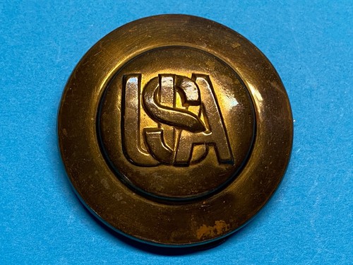 CIVIL WAR, LEAD FILLED, BRASS, USA BRIDLE ROSETTE | eBay