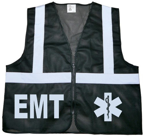 EMT safety vest, REFLECTIVE design, High Visibility vest, first ...