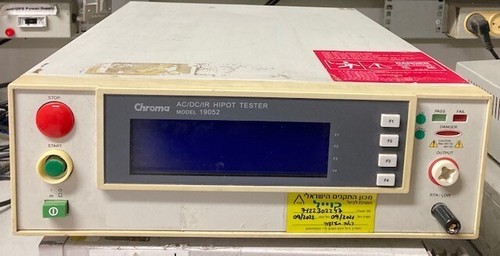 Chroma AC/DC/IR HIPOT TESTER 19052 | eBay
