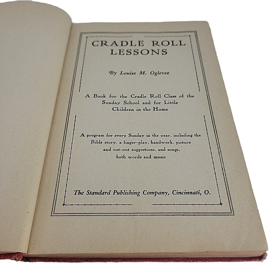 Vintage Christian Cradle Roll Lessons 1920 Sunday School Bible Stories ...