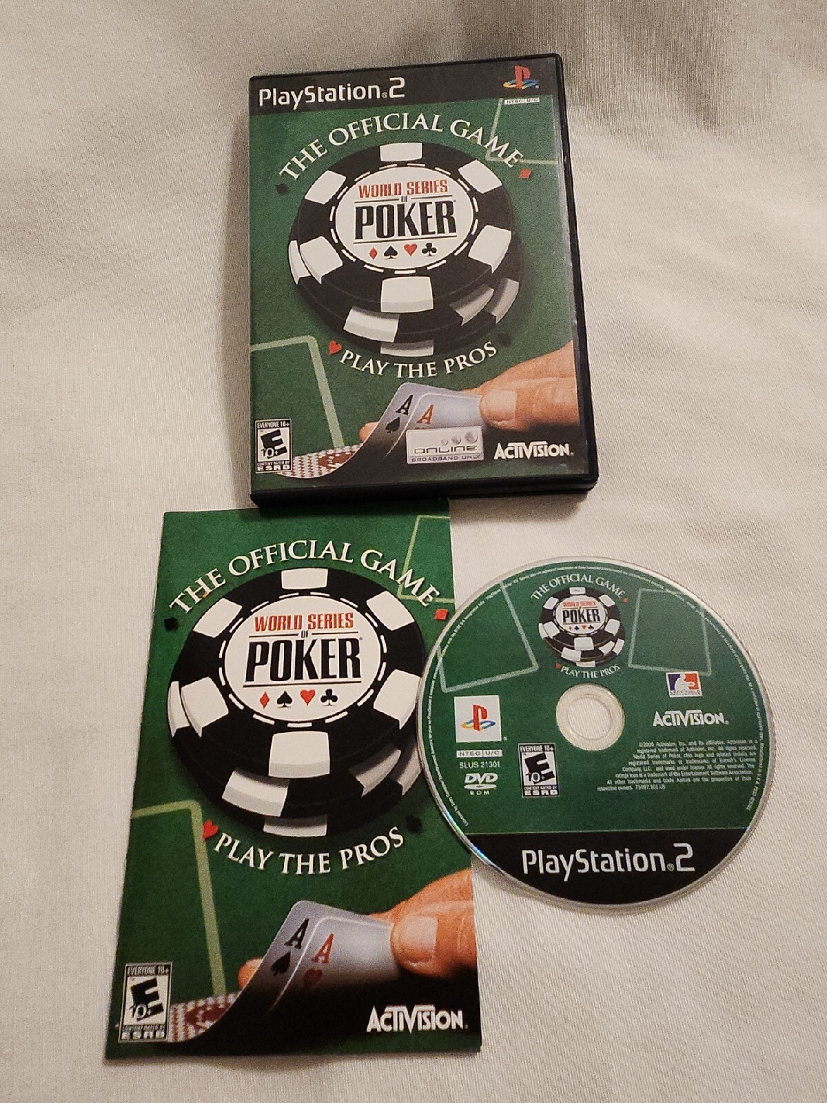 World Series of Poker (Sony PlayStation 2 PS2, 2005) Complete Tested ...