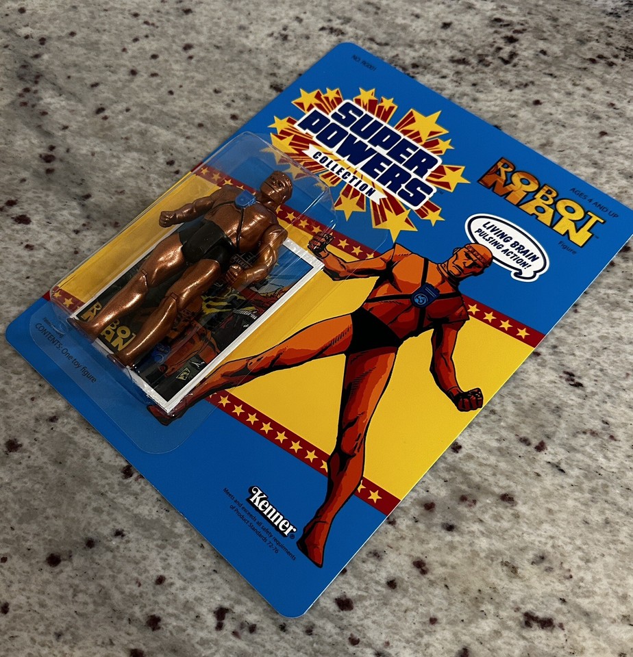Custom DC Kenner Super Powers ROBOTMAN Figure - MOC - w/card! | eBay